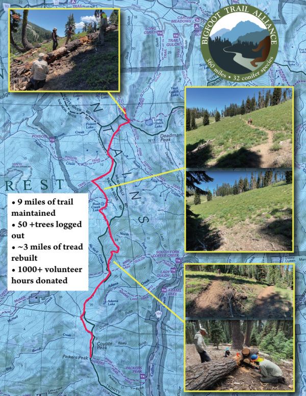 Trinity Alps Trail Work - Bigfoot Trail